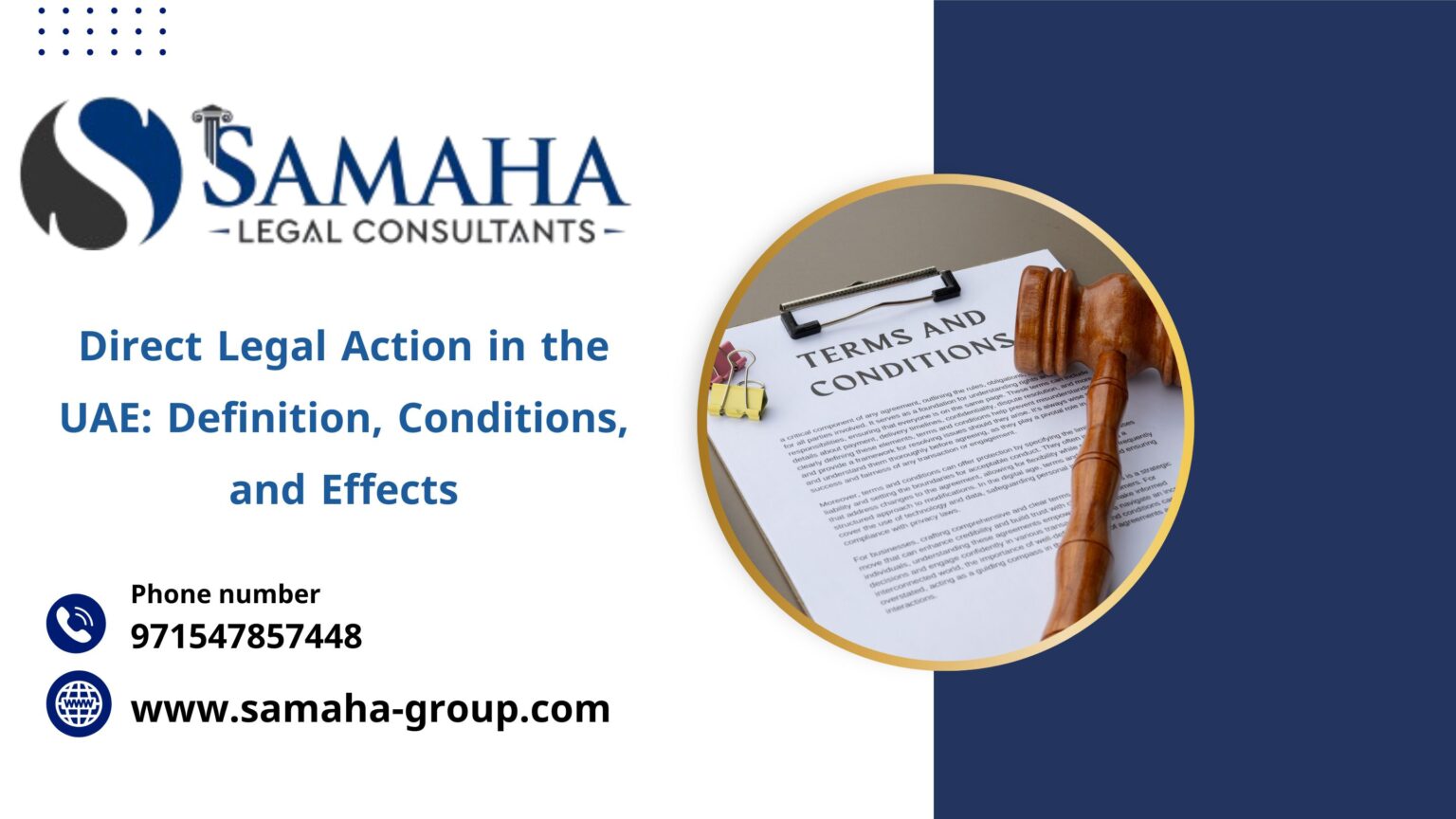 Direct Legal Action in the UAE: Definition, Conditions, and Effects ...