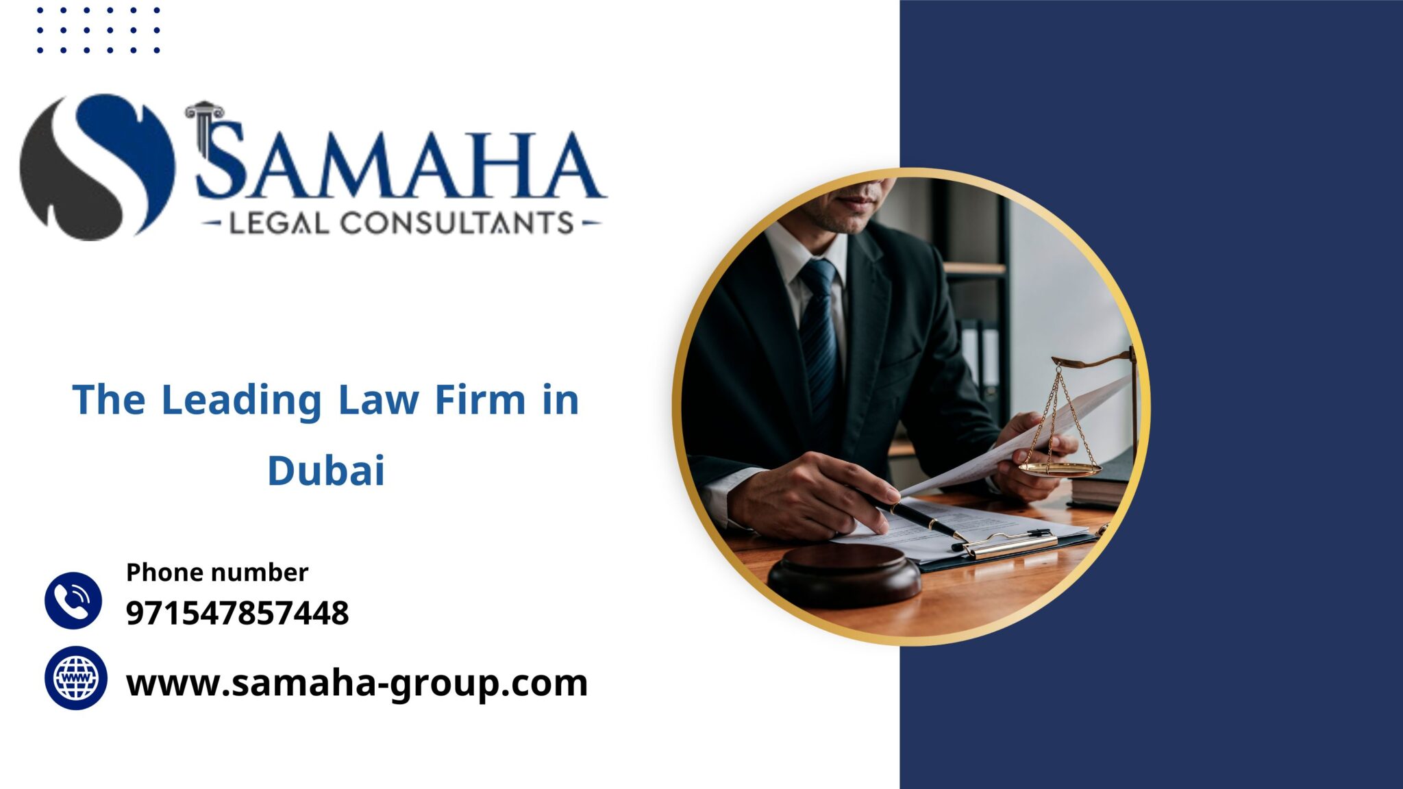 The Leading Law Firm in Dubai - Samaha Lawyers & Legal Consultants